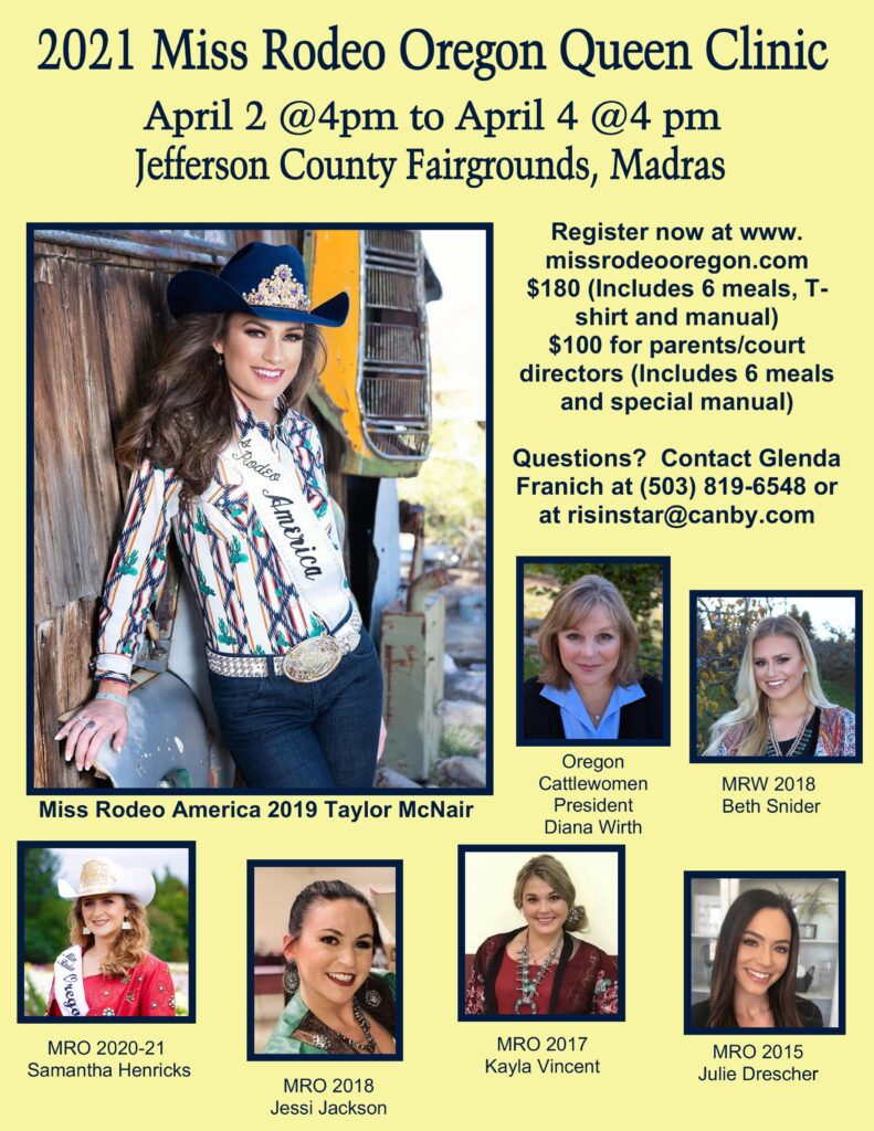 The Oregon Queen — January/February 2021 SPONSOR EDITION – Miss Rodeo ...