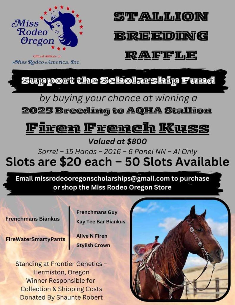 The Oregon Queen — All the News from March, 2024 – Miss Rodeo Oregon